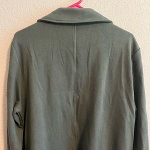 Matty M | Jackets & Coats | Nwt Matty M Sweatshirt Blazer Dark Sage ...